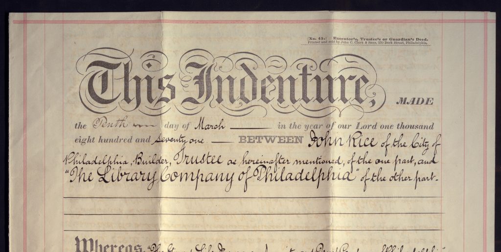 History of Share #16 – Library Company of Philadelphia Papers Project