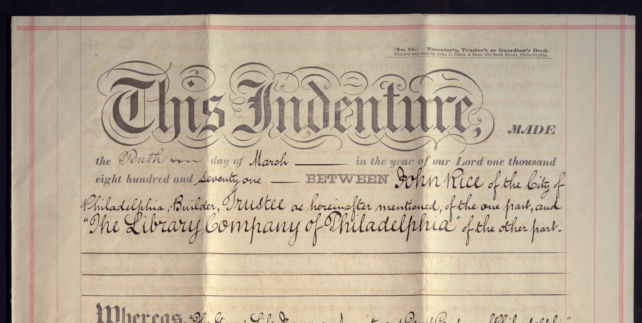 History of Share #16 – Library Company of Philadelphia Papers Project