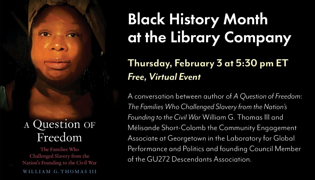 Celebrate Black History Month A Question of Freedom: The Families Who ...