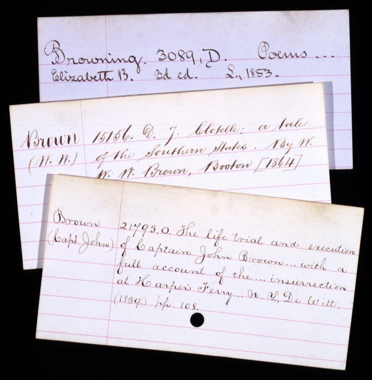 Searching Through the Catalog: From Print to Cards to Digital – The ...